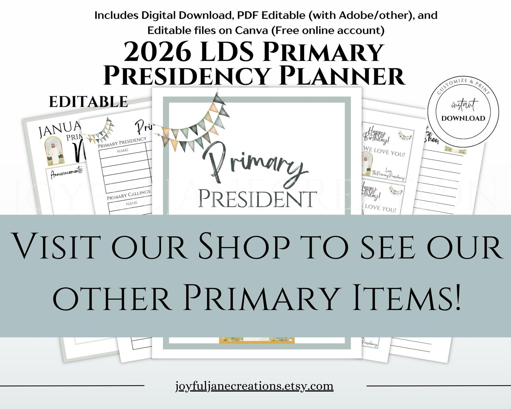 2026 LDS Primary Program Script - Customizable Old Testament Presentat ...