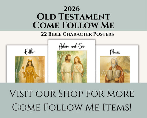 2026 LDS Primary Program Script - Customizable Old Testament Presentat ...