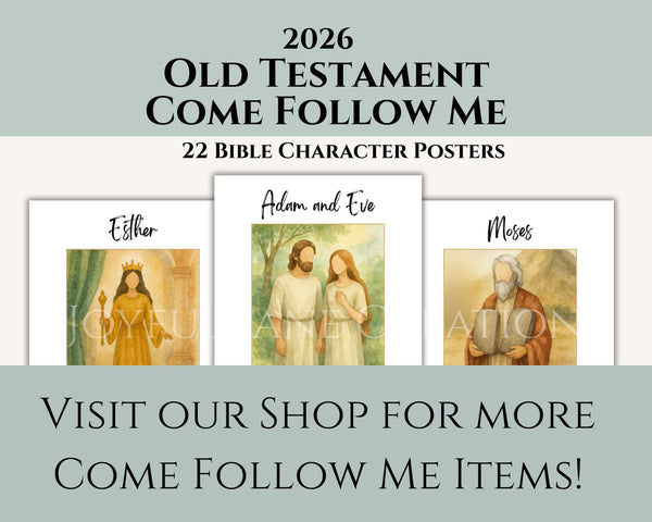2026 LDS Primary Program Script - Customizable Old Testament Presentat ...